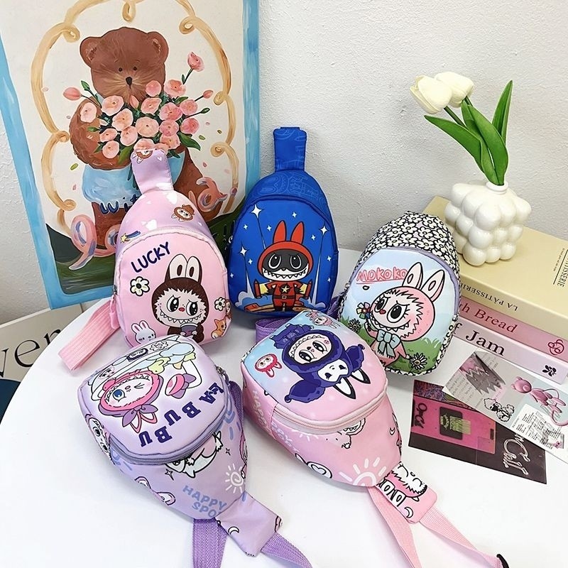 LaBuBu Bags Kids Chest Bag Cartoon Cute Primary School Backpack Cartoon ...