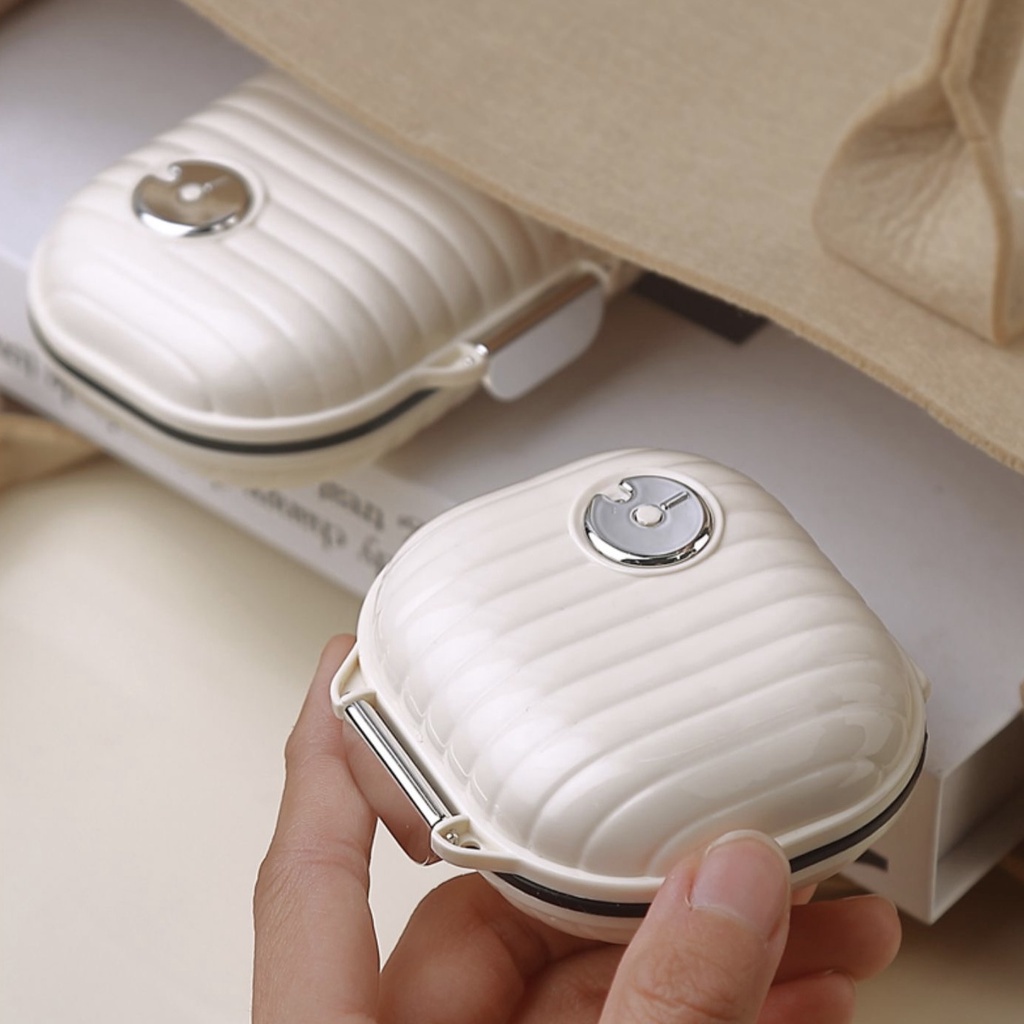 Shell Shape Pill Box Travel Portable Mini Carry-on Large Capacity Multi ...