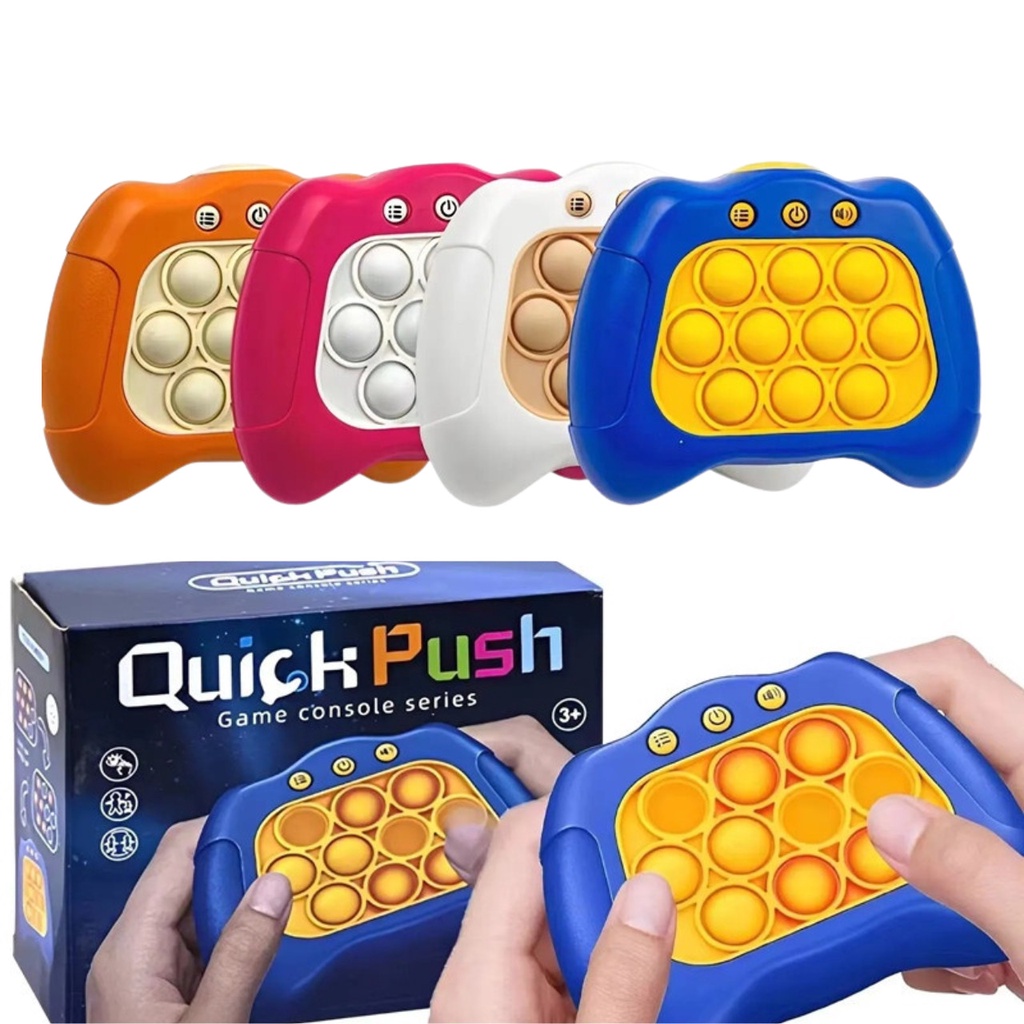 (4 GAMING MODE) MBHL Pop It Toy Speed Push Fidget Widget Game Whack-a ...