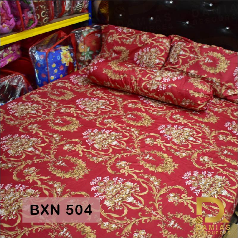 King Size Cadar Fitted Bergetah Set Ibnusina 4 In 1 5 In 1 dan 6 In 1 ...