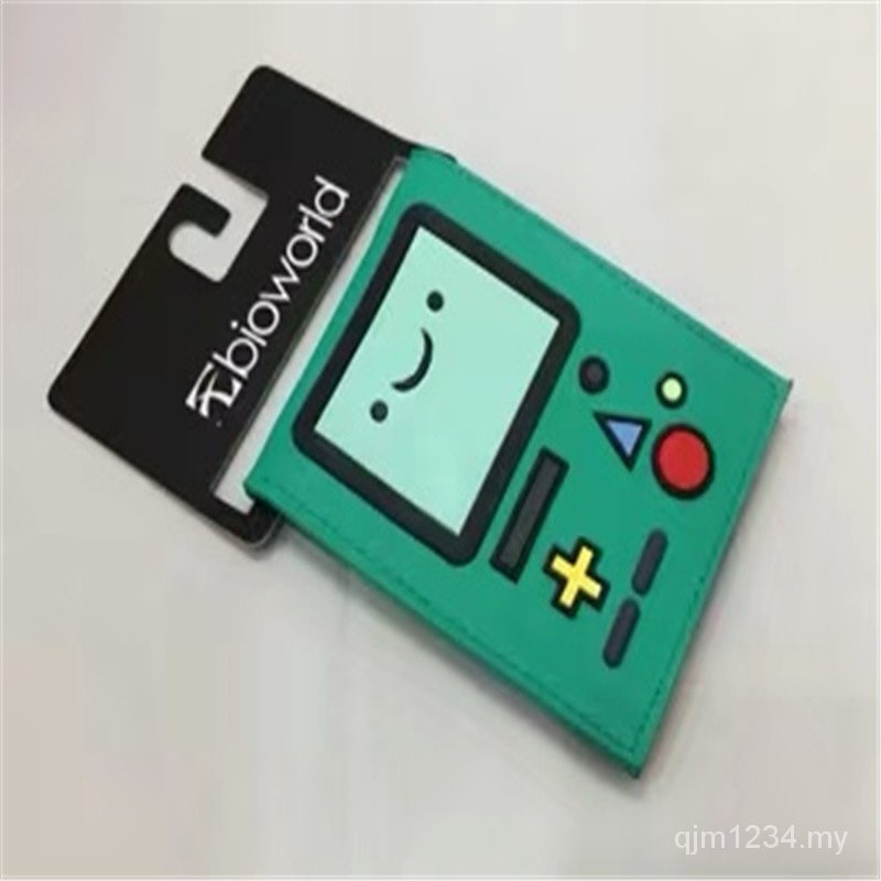 Adventure Time Adventure Treasure Game Machine Short Wallet Old Leather ...