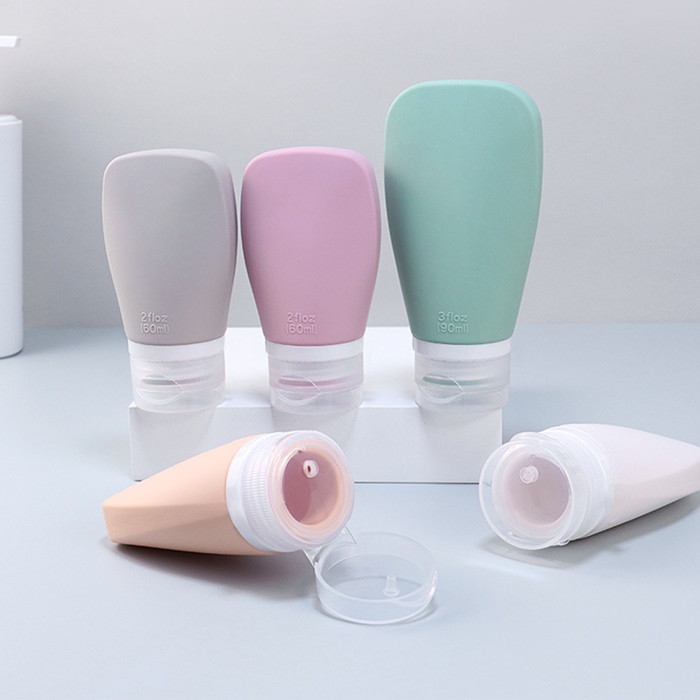 Silicone Size Refillable Container Lotion Squeeze Tube 60/90ml Makeup ...