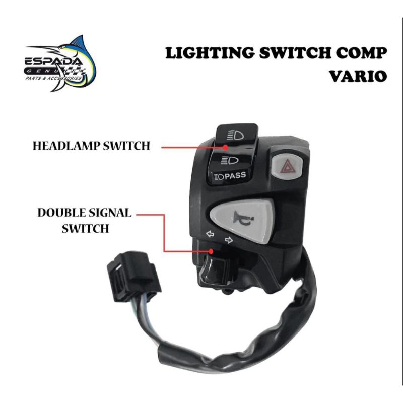 VARIO 150 VARIO 160 DOUBLE SIGNAL SWITCH ESPADA | Shopee Malaysia
