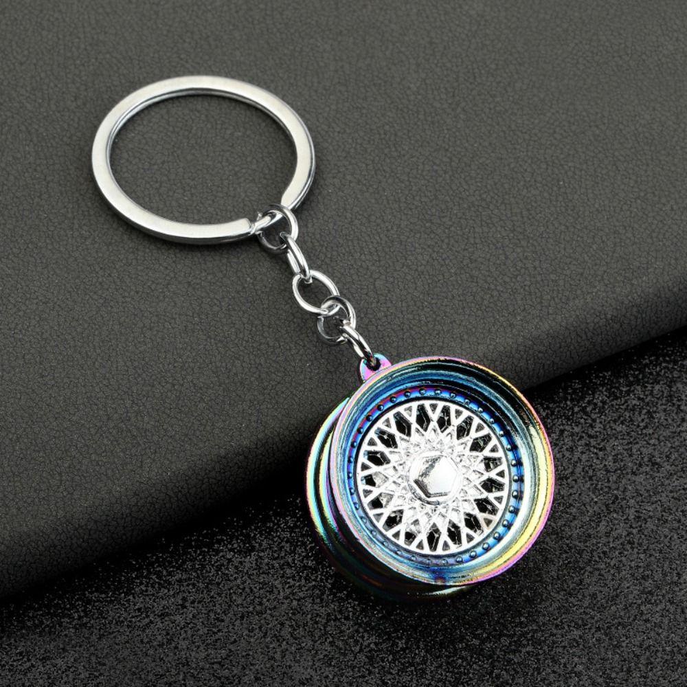LANFY BBS Auto Wheel Keyring, Simulation Racing Wheels Hot Wheel Hub ...