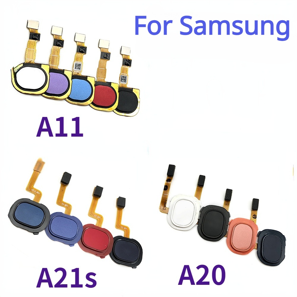 For Samsung A11 A115F A20 A205F A21S A217F Original Fingerprint Scanner ...