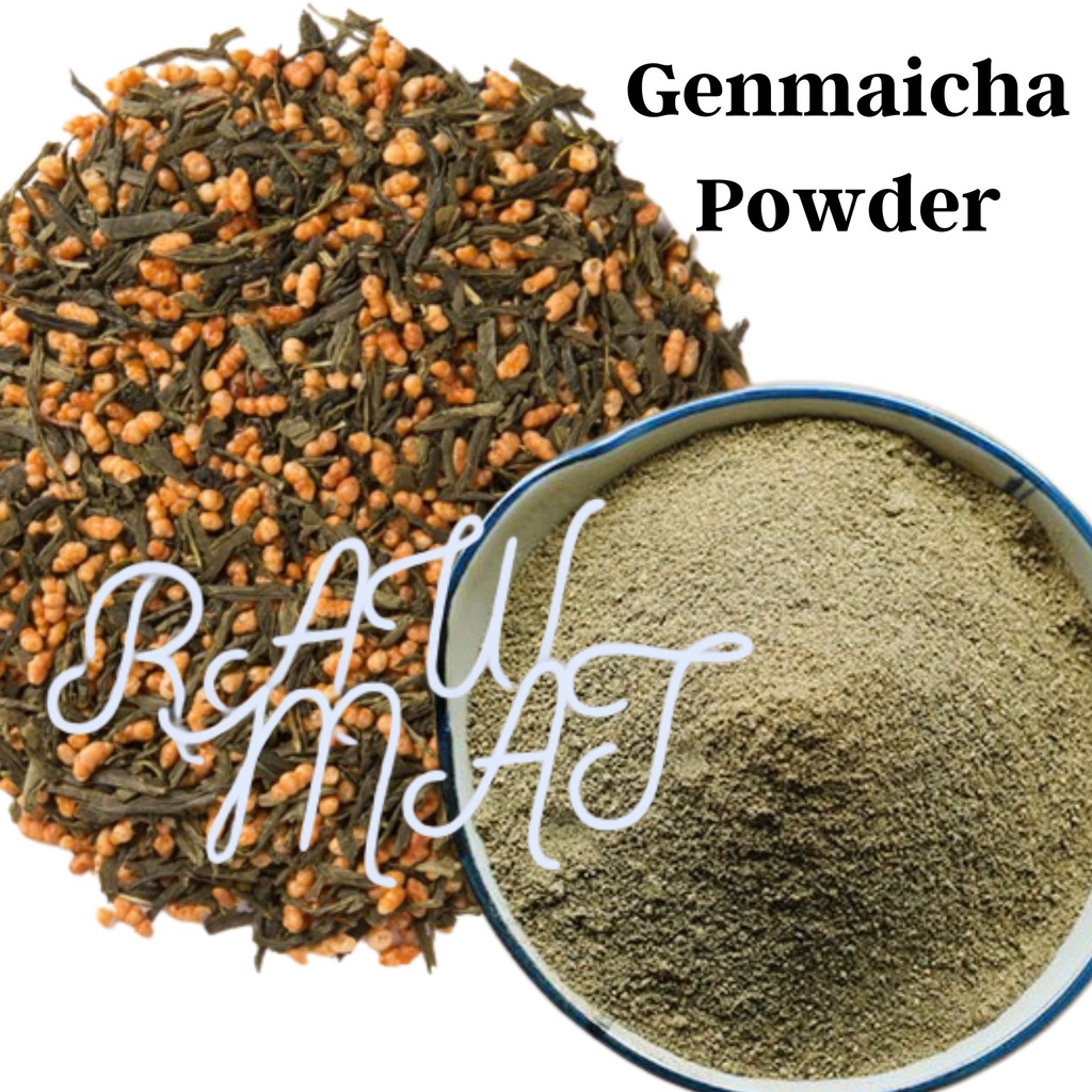 Genmaicha Powder 玄米茶 250g Japan Tea Instant Tea Powder Matcha Powder ...