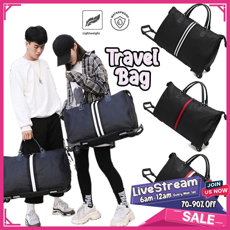 Trolley Travel Luggage Bag Travel Beroda Bagasi Beg Travel Beg Balik ...