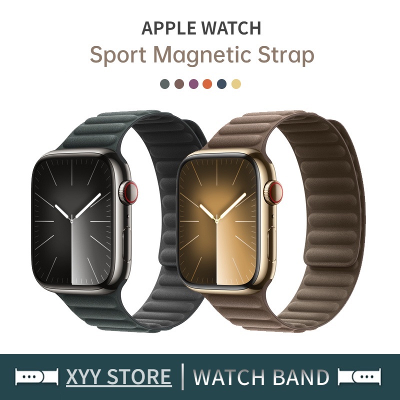 Magnetic Strap For iWatch Ultra 49mm 40mm 44mm 41mm 45mm Nylon Cloth ...