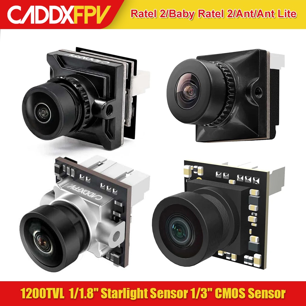 CADDXFPV Ratel 2/Baby Ratel 2/Caddx Ant/Caddx Ant Lite 1200TVL Mini FPV ...