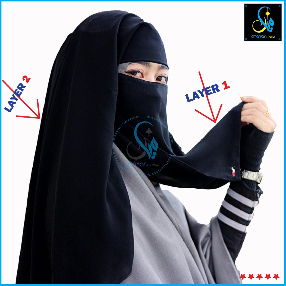 NIQAB NINJA CURVE BY SYANAS TEMAN HIJRAH ANDA CANTIK SELESA MAMPU MILIK ...