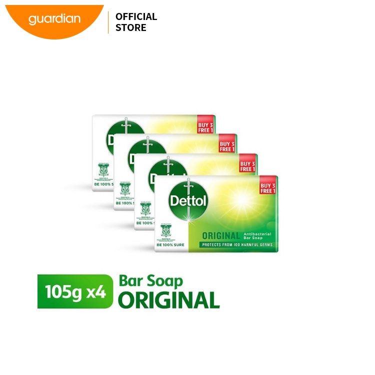 Dettol Soap Original 105g (Buy 3 Free 1) | Shopee Malaysia