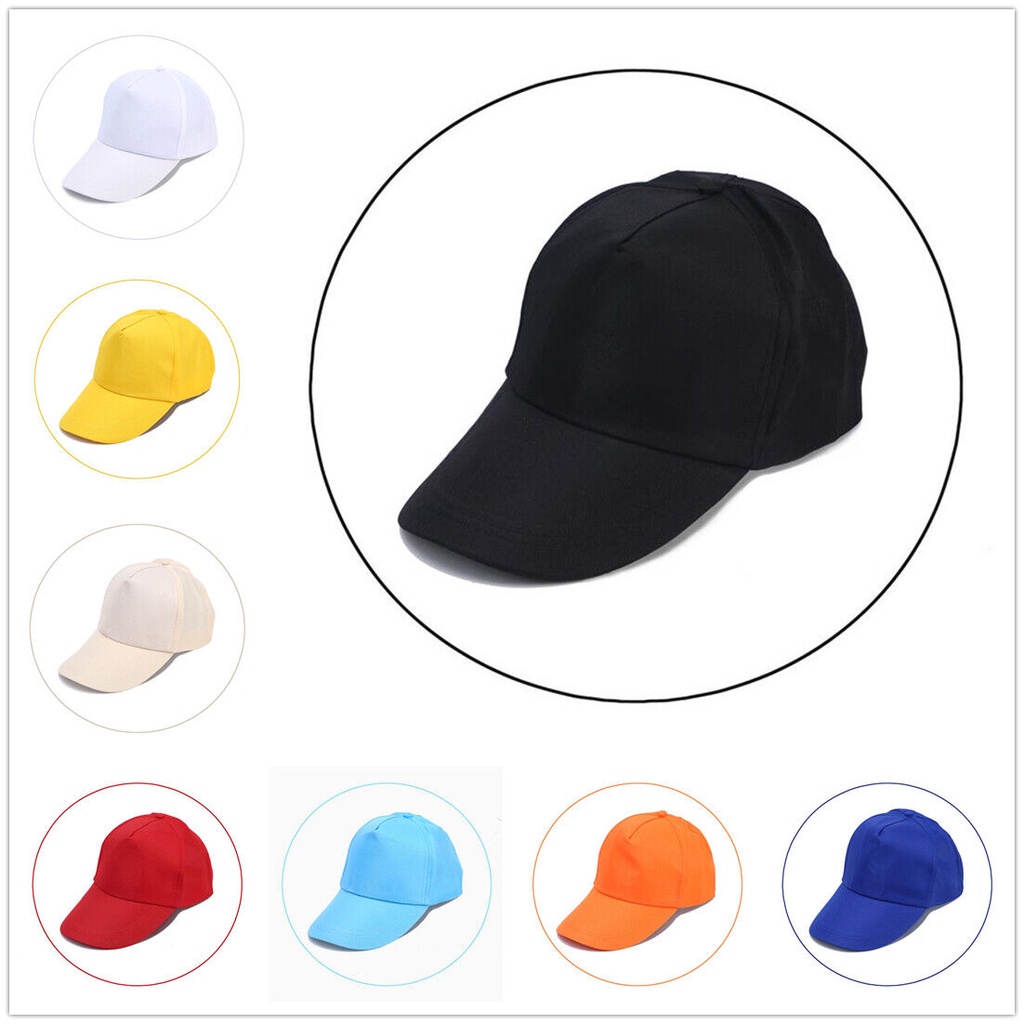 Soft Baseball cap 】Cap Unisex Plain Baseball cap topi Adjustable hat ...