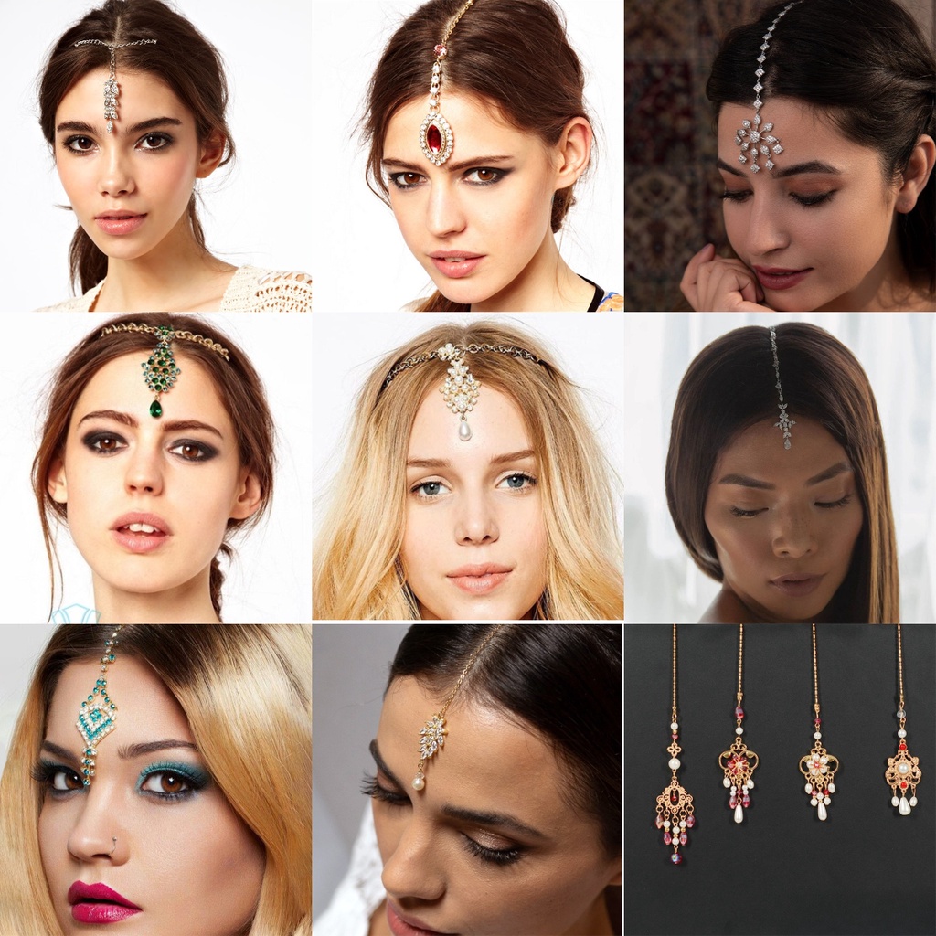 Headdress Forehead Accessories head Chain Indian Jewelry Arabian Chain ...