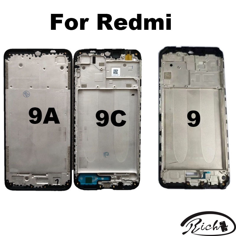 New For Xiaomi Redmi 9A 9 9C 9i 9AT Middle Frame Front Bezel Housing ...