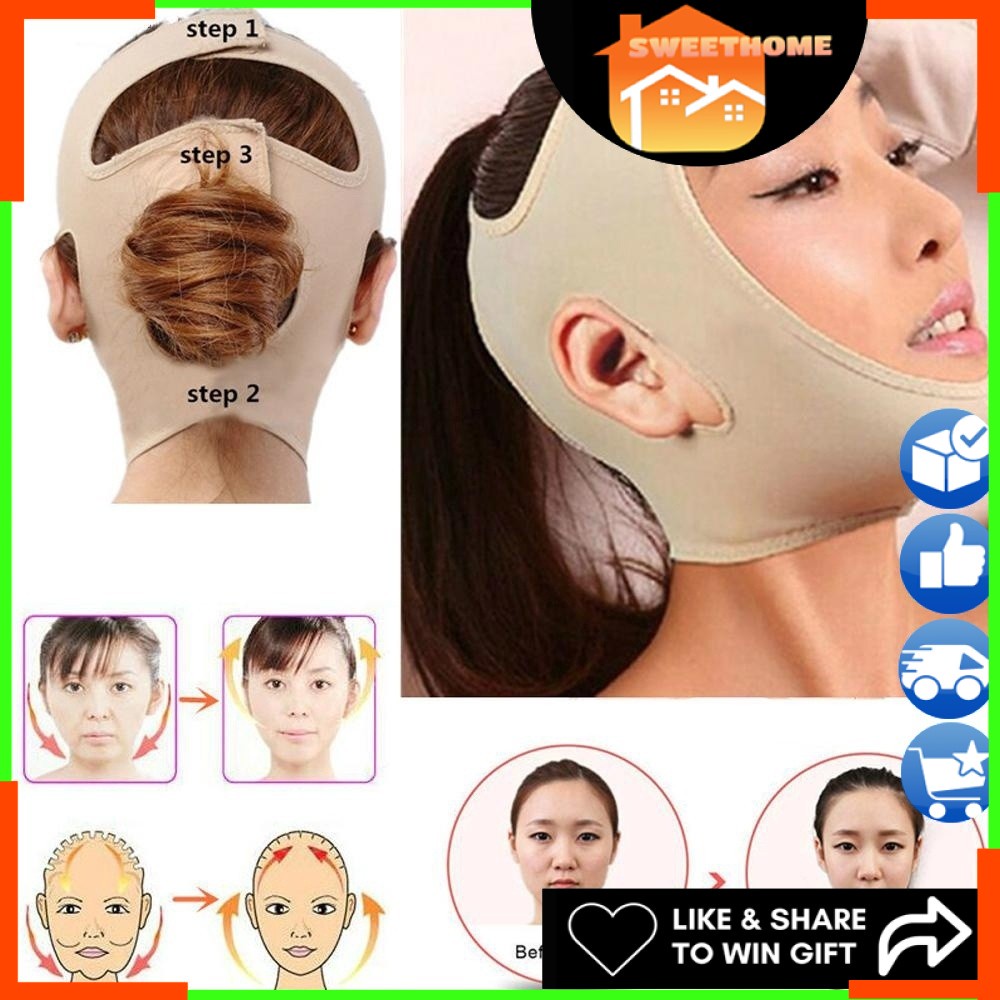 Double Chin V Face Delicate Facial Thin Wrinkle V Face Mask Slimming ...