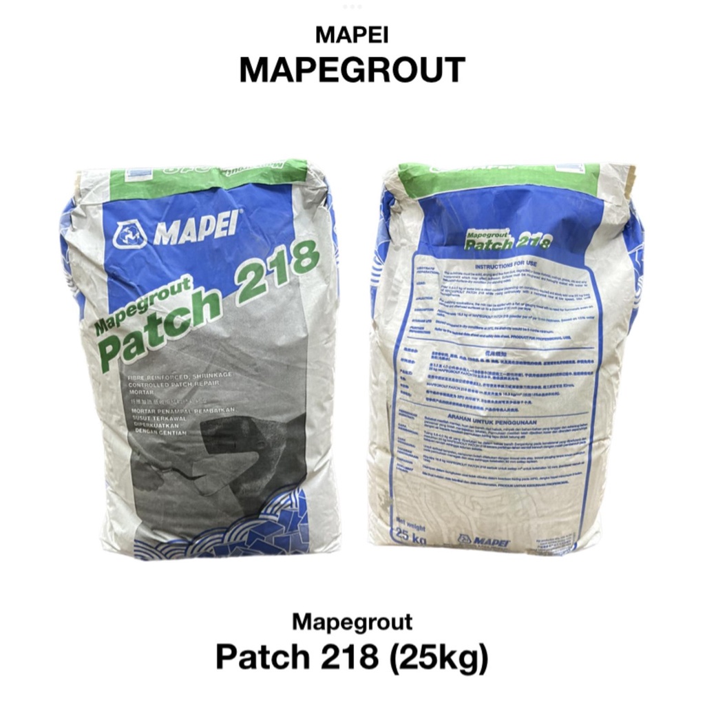 Mapei Mapegrout Patch 218 (25kg) | Shopee Malaysia