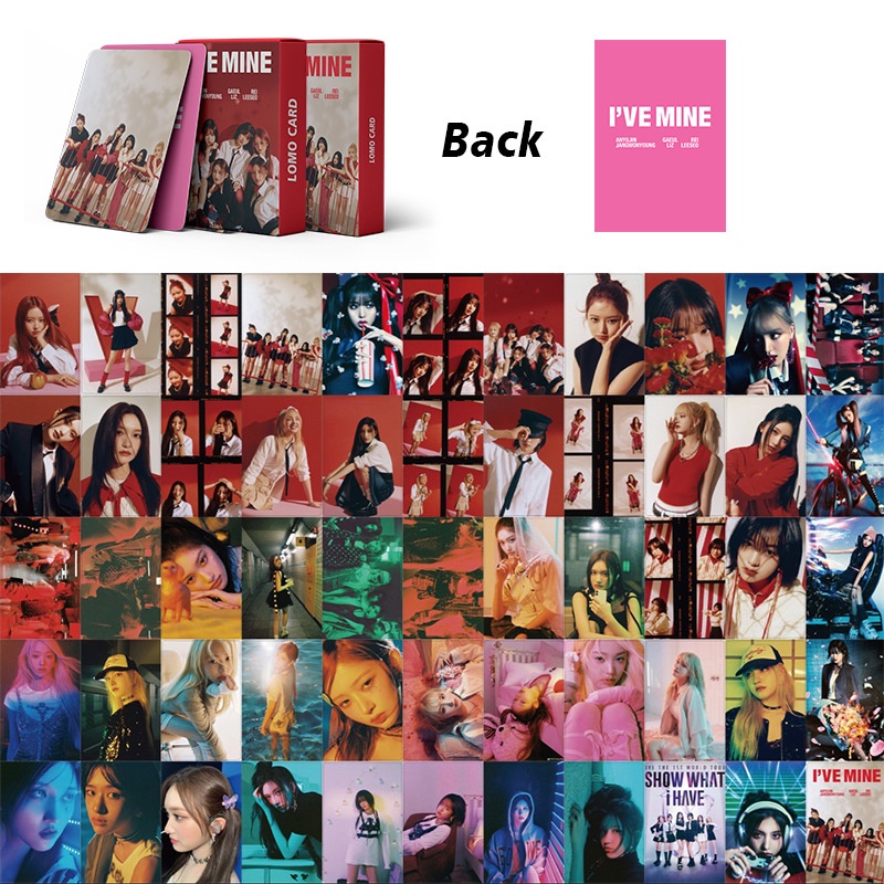 55pcs IVE I’VE MINE New Album Photocards THE 1st EP Lomo Cards WONYOUNG ...