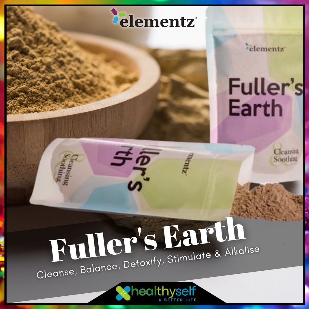 ELEMENTZ FULLER’S EARTH Fuller earth Superfine smectite natural clay ...