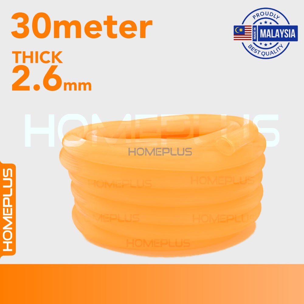 Homeplus 2.6mm Thick Orange Garden Hose PVC Water Pipe Hos Air Getah ...