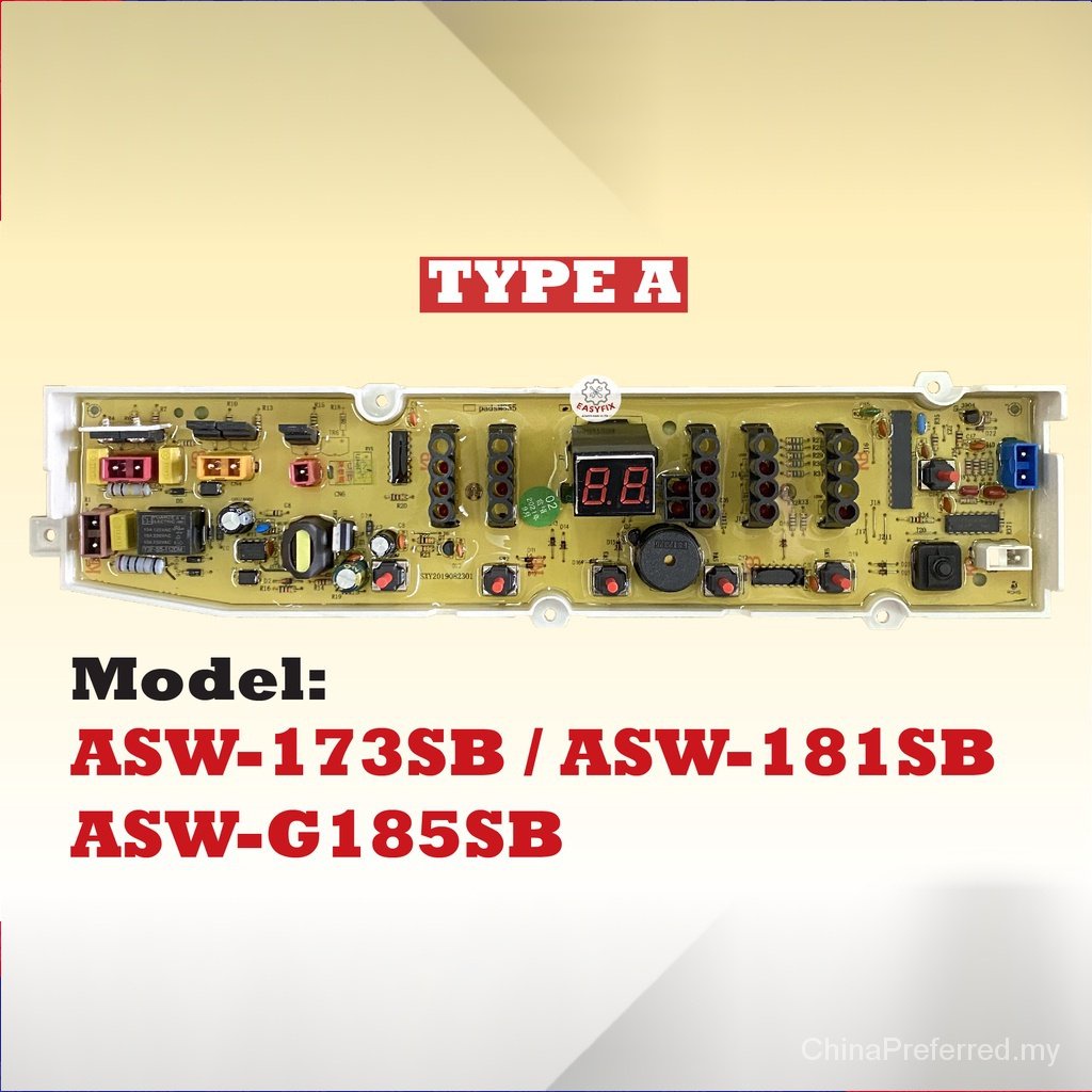 ASW-173SB / ASW-181SB / ASW-G185SB SANYO WASHING MACHINE PCB BOARD ...