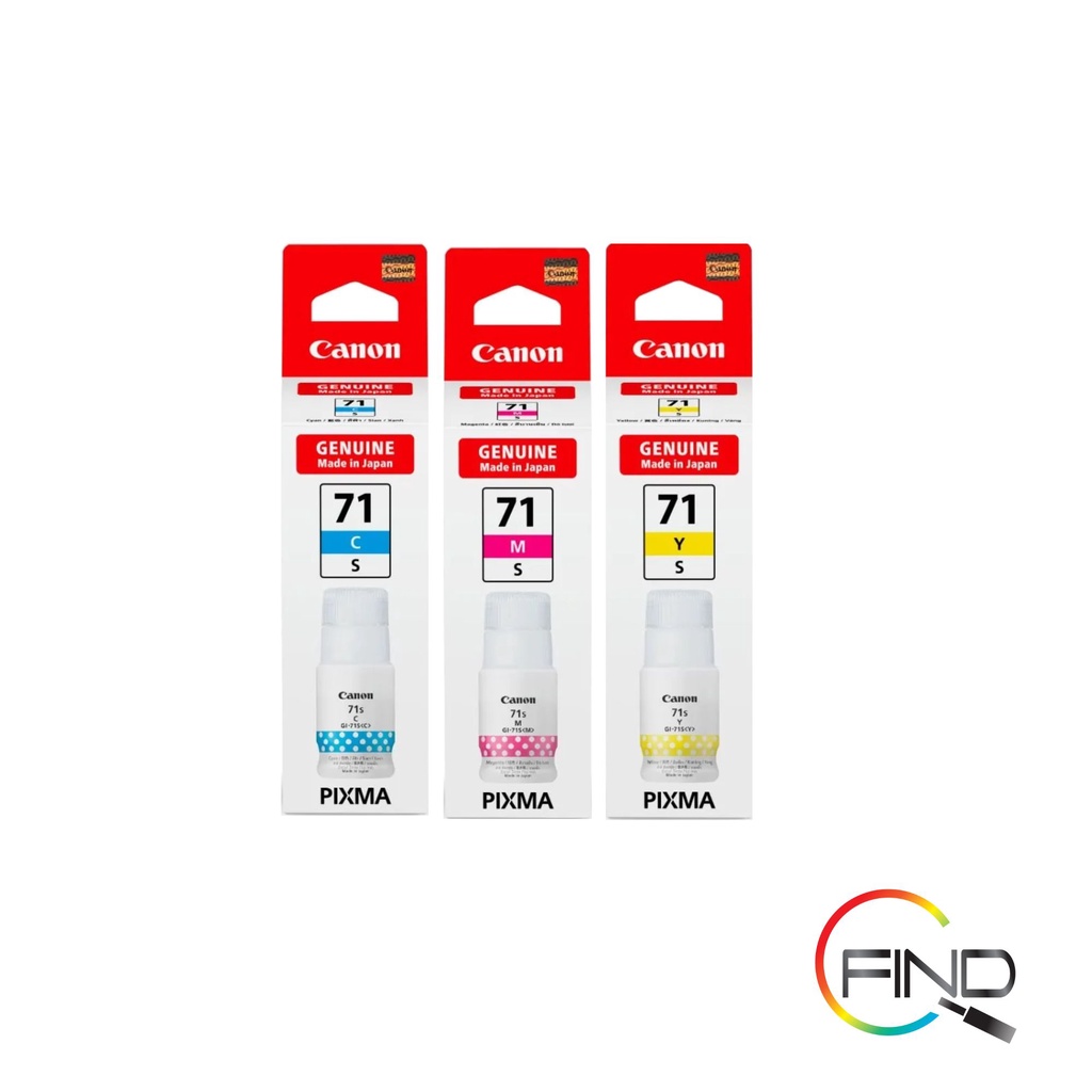 Canon GI-71s Cyan + Magenta + Yellow Color Set Cartridge for G1020 ...