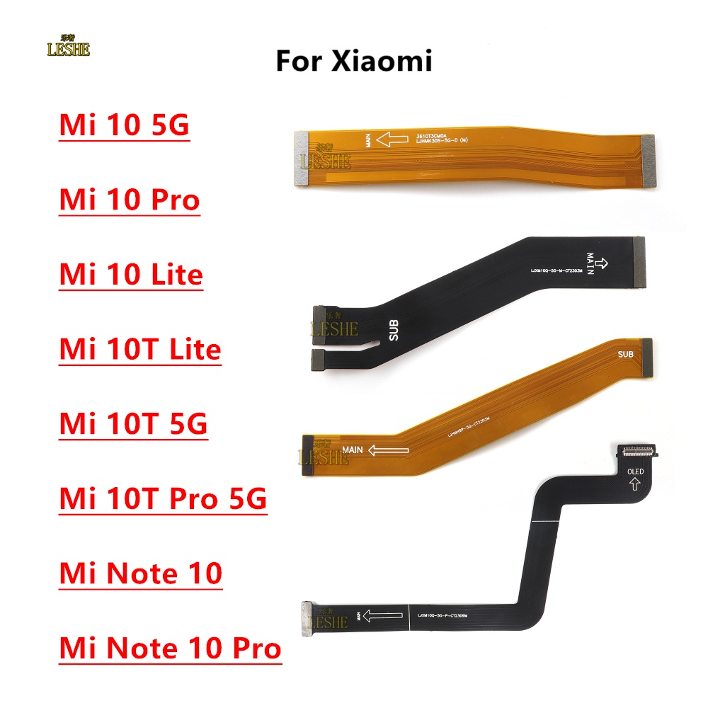 For Xiaomi Mi 10 10T Pro Lite 5G Vice Main MotherBoard Connect Ribbon LCD Display Connector ...