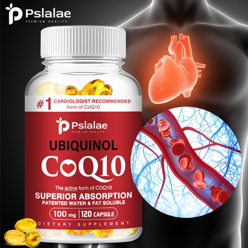 CoQ10 Antioxidant Coenzyme 100 mg - Highly Absorbable for Heart Health ...