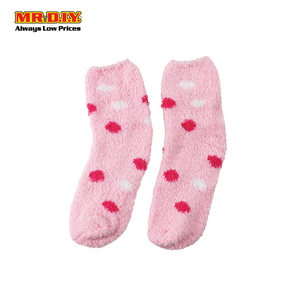 MR.DIY Polkadot Microfiber Ladies Sock (22cm - 24cm) | Shopee Malaysia