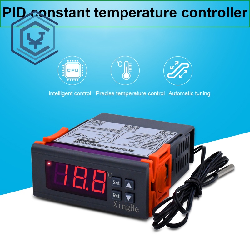 1PCS 0.1 precision temperature control 12V auto tuning PID XH-W2023 temperature controller solid ...