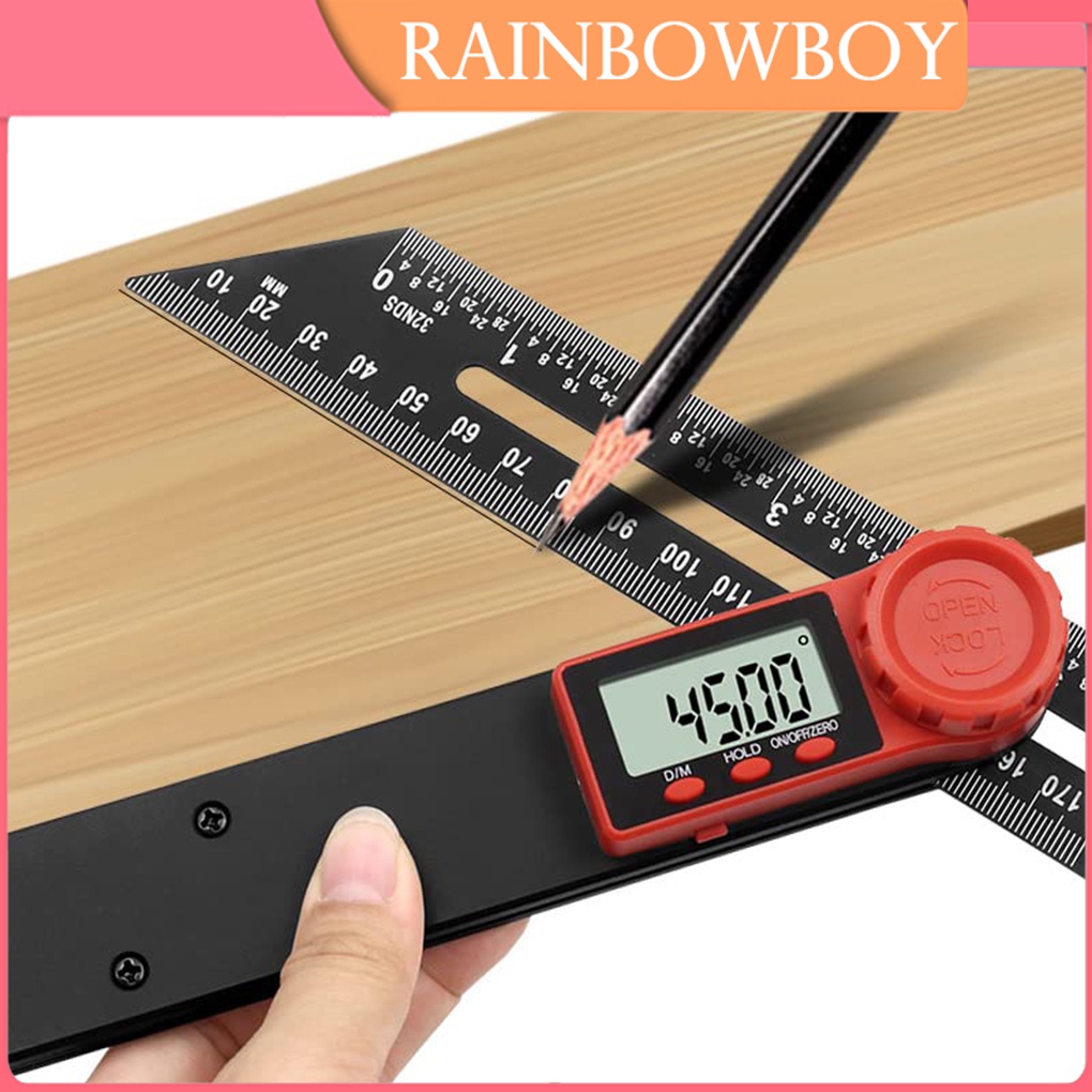 1 2 3 Nylon Digital Angle Protractor Protractor Digital For Woodworking
