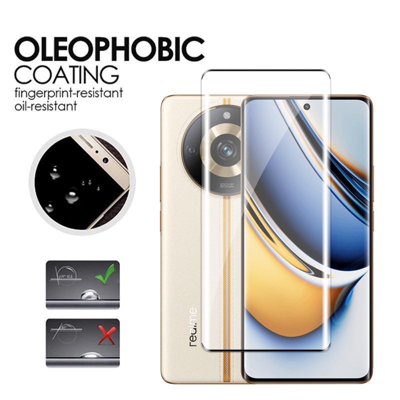For Realme 11 Pro Plus Realme11 10Pro+ 11Pro Pro+ 5G 2023 Curved Screen Protector Full Cover ...
