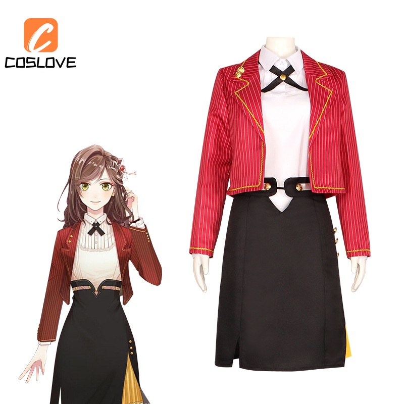 Anime Game Tears of Themis Heroine Rose Cosplay Full Set Costume Suit ...