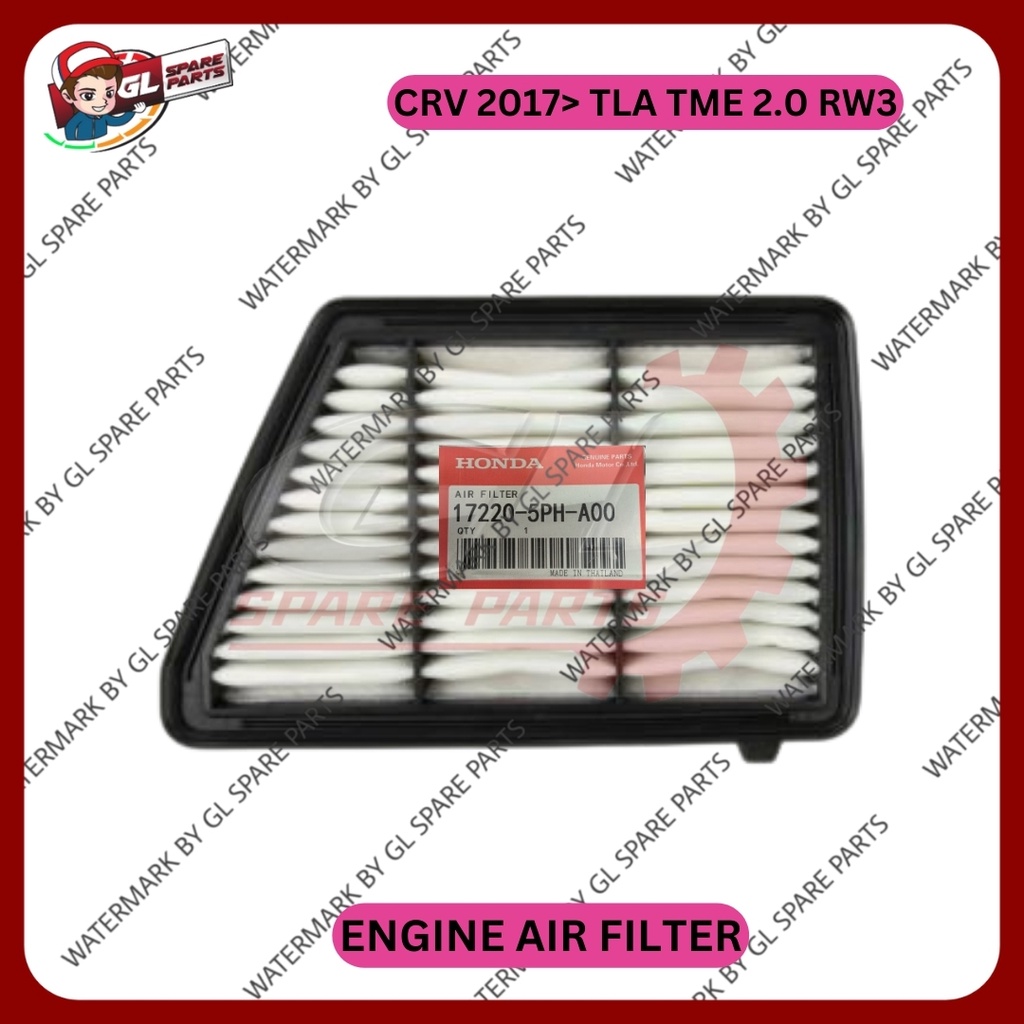 ENGINE AIR FILTER HONDA CRV 2017> TLA TME 2.0 RW3 (17220-5PH-A00) | Shopee Malaysia