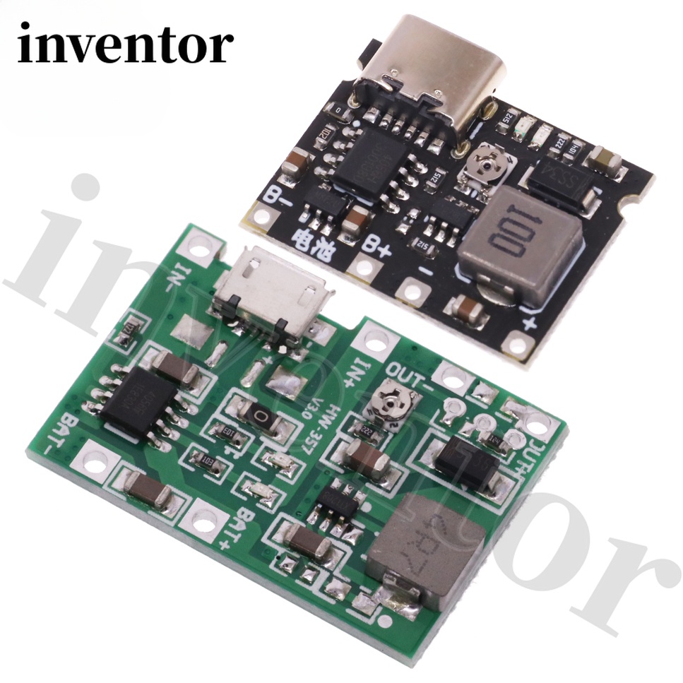 TP4056 3.7V 4.2V 9V 5V 2A Adjustable Step Up Module 18650 Lithium Li ...