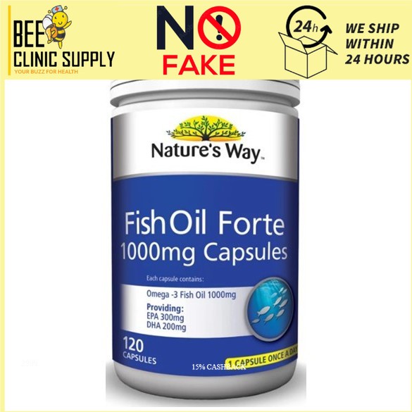 NATURE WAY FISH OIL FORTE 1000MG CAPSULES 120'S | Shopee Malaysia