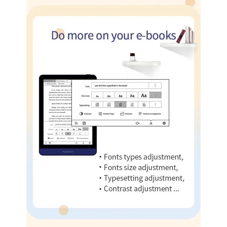 Original Meebook M6 E-book Reader 6 inch E-ink 300PPI Screen Ereader ...