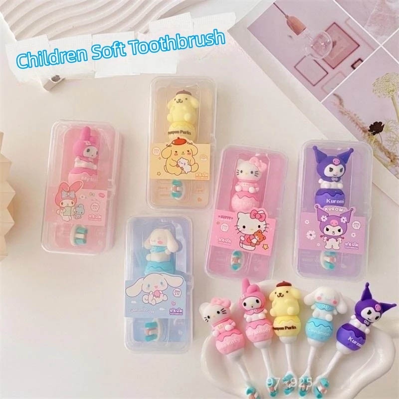 Sanrio Hello Kitty Nano Soft Toothbrush Cute Kuromi Melody Cinnamoroll ...