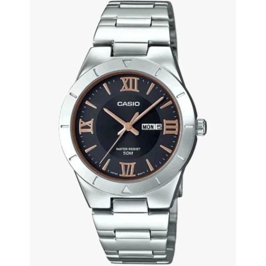 Casio LTP-1410D Enticer Series Standard Analog Stainless Steel Ladies ...