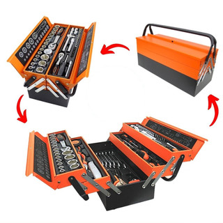 85PCS Heavy Duty Tools Box Full Set Metal Tool Box Set Tool Box Kotak ...