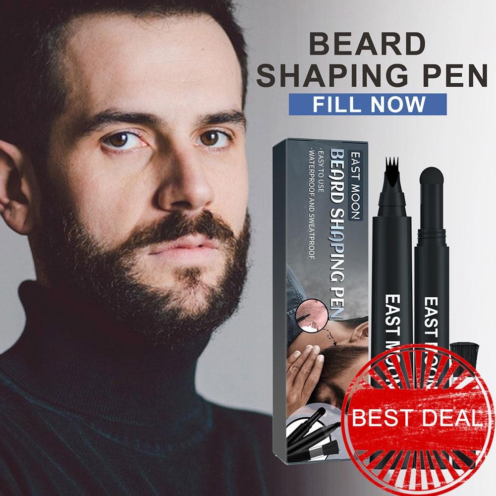 Set Beard Pencil Filling Pen Kit Men Waterproof Barber Pencil With ...