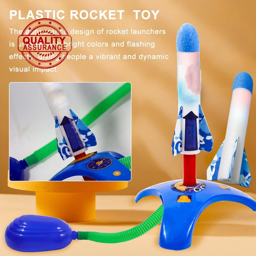 Children's Foot-operated Rocket Launcher Educational New Christmas ...