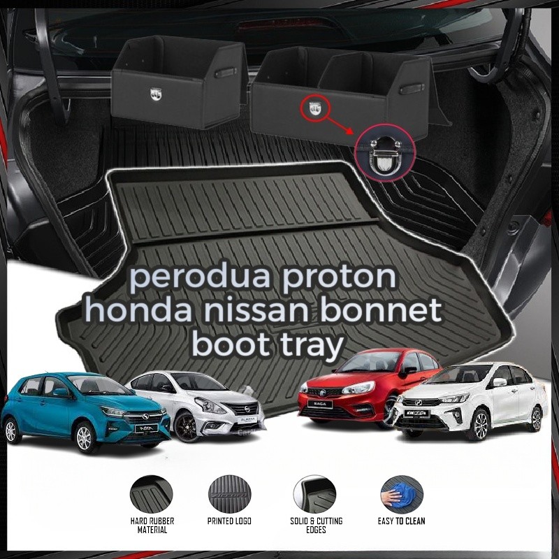 Perodua Proton Honda Nissan Bonnet Boot Tray Car Trunk Rear Bonnet Boot ...
