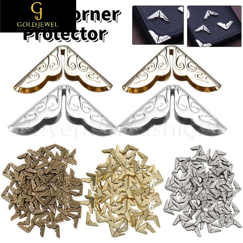 [MJ] Metal Book Corner Protector - DIY Albums Notebook Posting Corner ...
