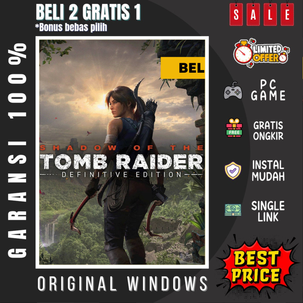 Shadow OF THE TOMB RAIDER DEFINITIVE EDITION - PC GAME - LAPTOP GAME ...