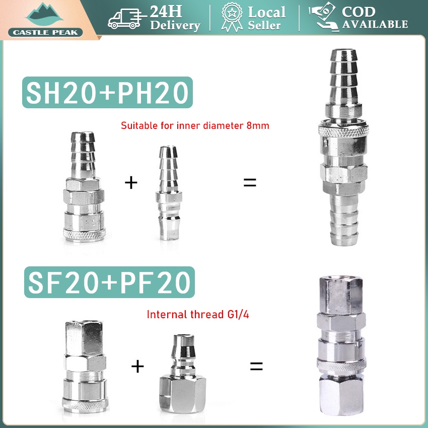 Quick COUPLER PF 20 coupling PF20 20ph WIND HOSE CONNECTION COUPLER SF20 PF20 SH20 PH20 SM20 ...