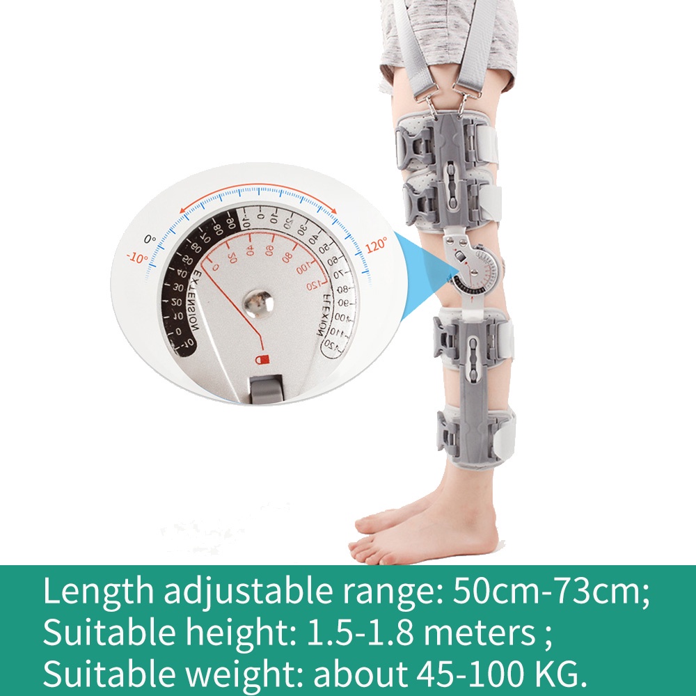 Adjustable Leg Brace Breathable Pain Relief Hemiplegia Knee Support/leg ...