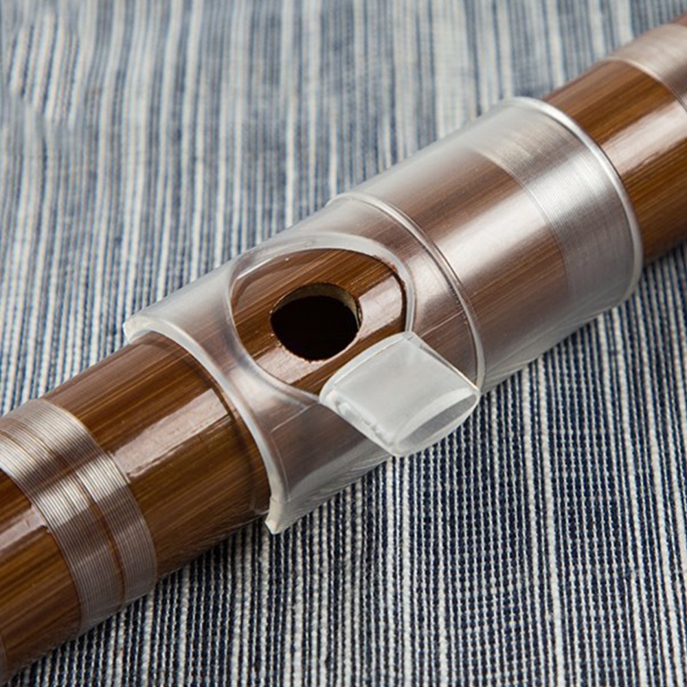 Durable Plastic Bamboo Flute Mouthpiece for Beginner Players White ...