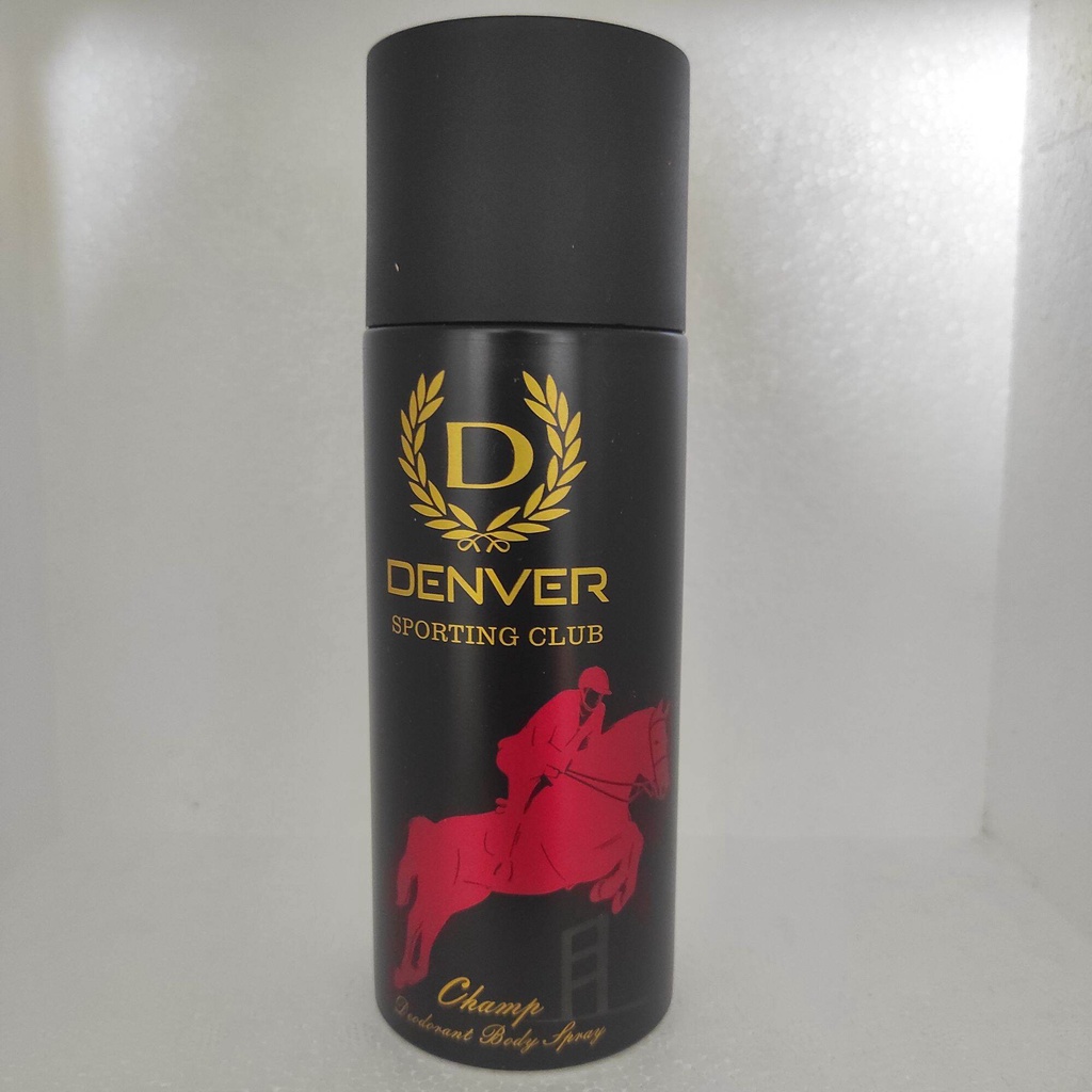 DENVER DEODORANT BODY SPRAY CHAMP 165ML | Shopee Malaysia