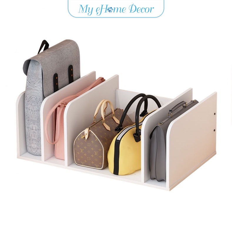 Bedroom bag storage box anti-extrusion home bag organizer office space ...
