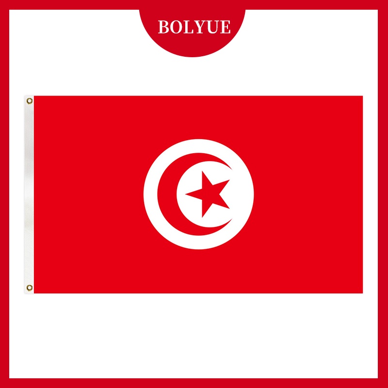90*150cm Tunisia Flag 3*5Ft Tunisia Banner | Shopee Malaysia